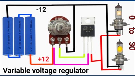 Variable Voltage Regulator 0 To 30 Z44n Ic Kar Tech Youtube