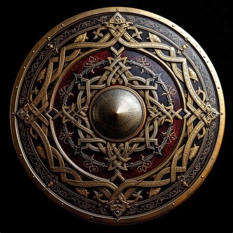 Free Ornate Celtic Shield Image Download At Stockcake
