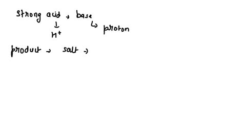 SOLVED When A Strong Acid Is Added To A Weak Base And Mixed Which Of The Following Would Not