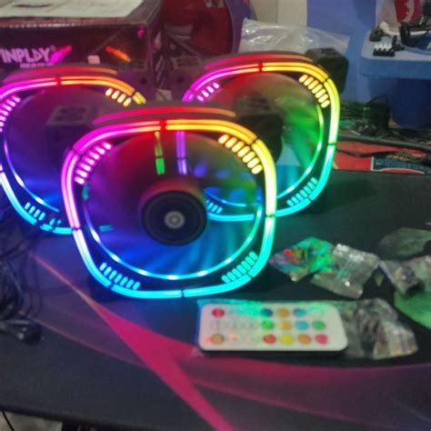 Inplay Aurora One Tower Lovingcool Rgb Fan 3 In 1 Kit Cooling Fan Mobo Sync Supported 5v