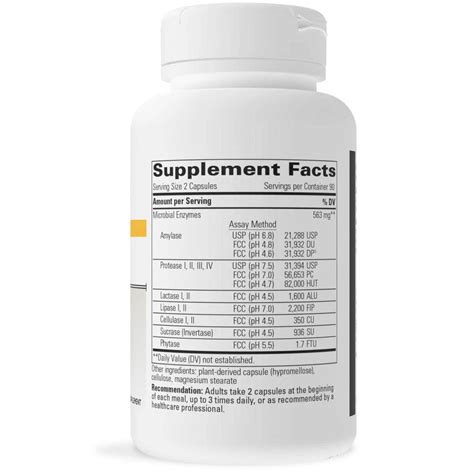 Similase Digestive Enzymes 180 Capsules