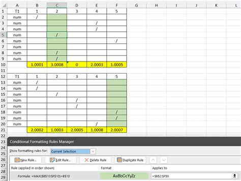 Highlight Row Based On Most Used Column R Excel