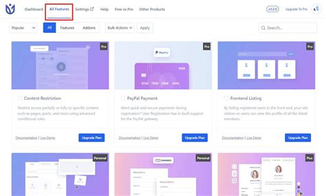 Dashboard User Registration