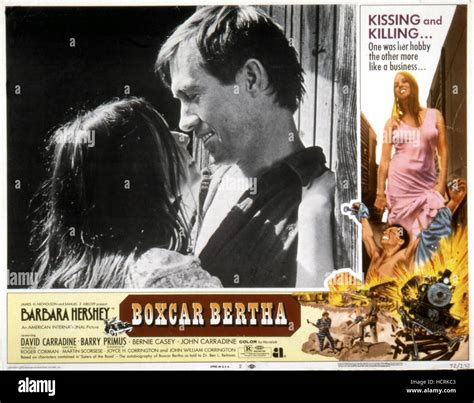 Boxcar Bertha Barbara Hershey David Carradine Lobby Karte