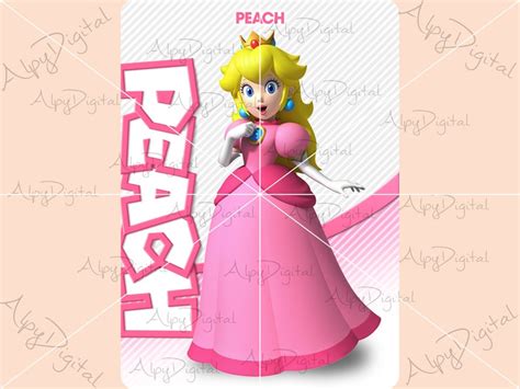 Princess Peach Svg Princess Peach Png Feeling Peachy Etsy