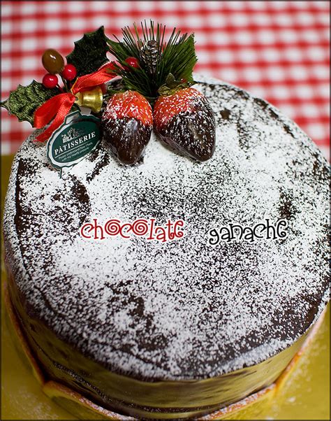 초코 가나슈 케이크