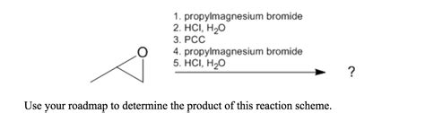 solved use your roadmap to determine the product of this