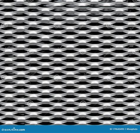 Perforated Metal Plate Structured Facade Texture Cladding Modern Architecture Close Up Royalty Perforated Metal Plate Structured Facade Texture Cladding Modern Architecture Close Up Royalty