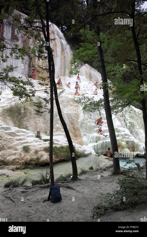 Bagni San Filippo Italien 04th June 2018 View Of The Hot Spring