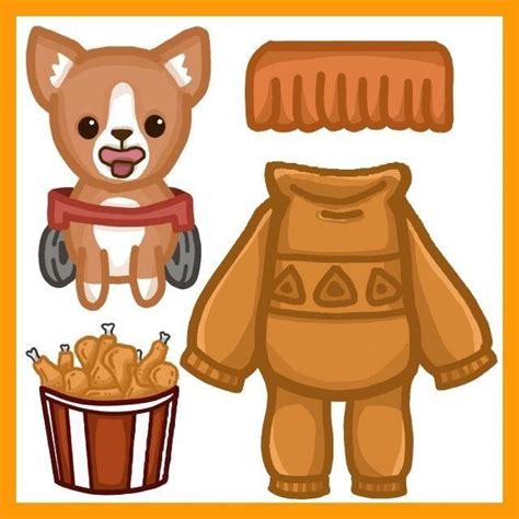 Adorable Teddy Bear Drawing With Clothes And Food