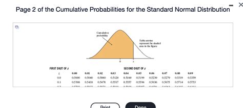 Solved Page 1 Of The Cumulative Probabilities For The