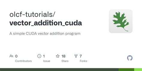 GitHub Olcf Tutorials Vector Addition Cuda A Simple CUDA Vector Addition Program