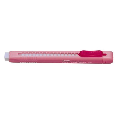 Stylo Gomme Clic Eraser Corps Rose X 12 Pentel La Poste