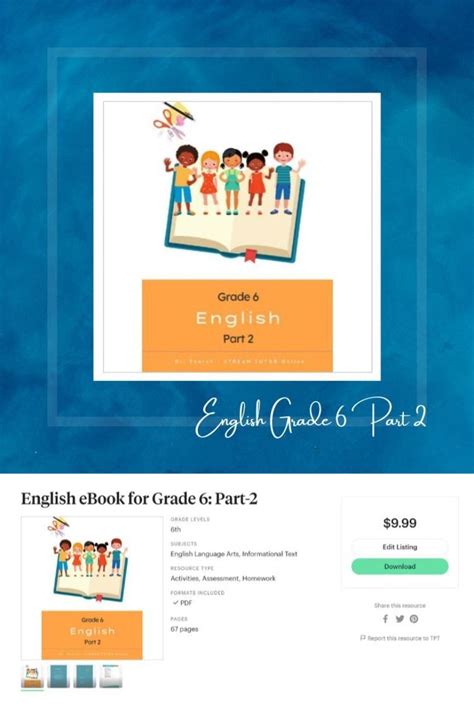 English Ebook For Grade 6 Part 2 Informational Text Ebook Informative
