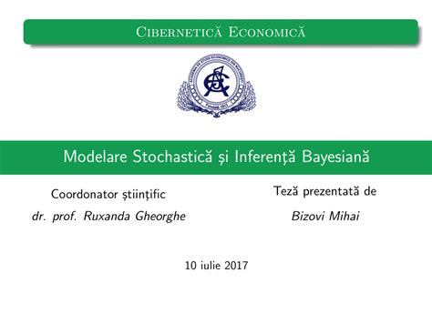 Pdf Stochastic Modeling And Bayesian Inference