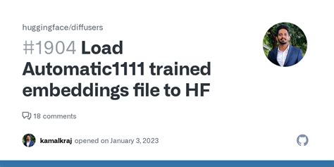 Load Automatic1111 Trained Embeddings File To Hf · Issue 1904