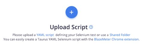Creating A GUI Test By Uploading A YAML File