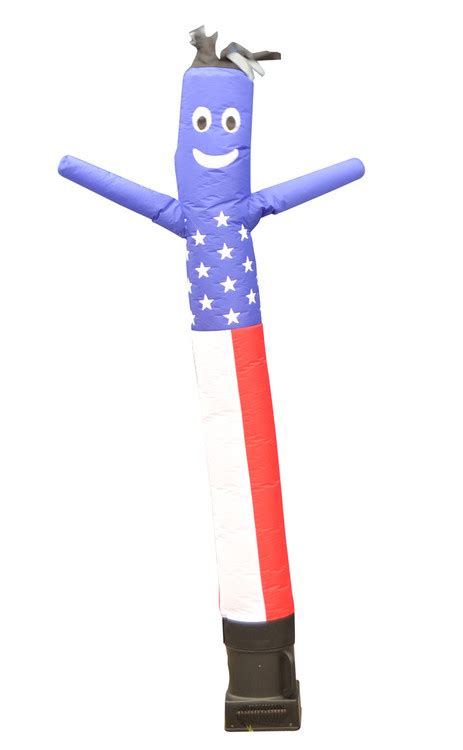 6ft American Red White Blue Air Dancer Sky Dancer Tube Man Wavy Guy
