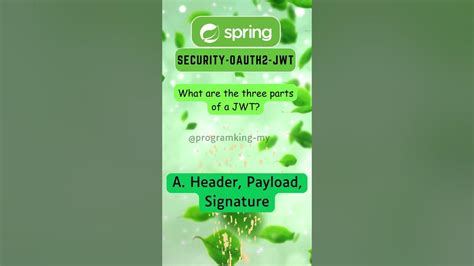 Spring Security Mastery 109 Quiz Springsecurity Springboot