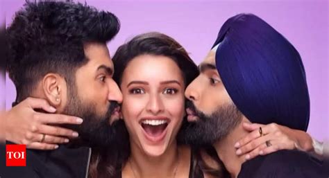 First Look Of Vicky Kaushal Triptii Dimri Ammy Virk Starrer Film Along The Title Revealed