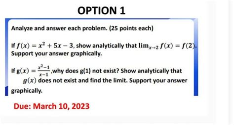 Grade 11 Calculus Can Yall Please Help Me Only The First Answer Is Fine R Mathhomeworkhelp