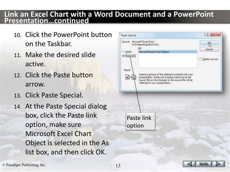 ppt integrating programs word excel and powerpoint powerpoint