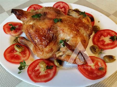 КЛАСИЧЕСКО ЦЯЛО ПЕЧЕНО ПИЛЕ НА ФУРНА СТЪПКА ПО СТЪПКА МНОГО ВКУСНО