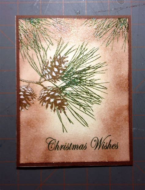 Ornamental Pine By Stampin Up Christmas Cards Handmade Homemade
