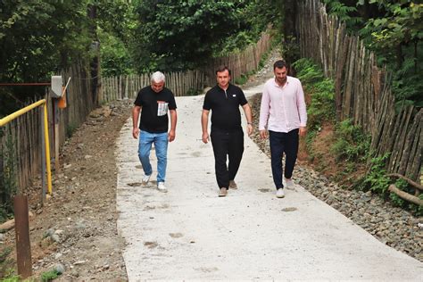 ჩოხატაურის მერმა კოხნარის ადმინისტრაციულ ერთეულში დასრულებული ინფრასტრუქტურული სამუშაოები