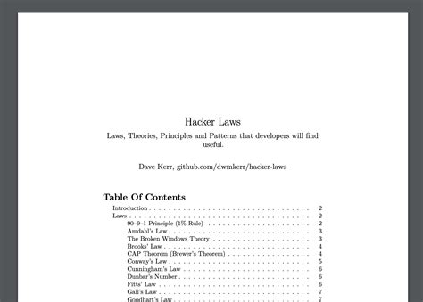 Ebook From Hacker Laws Content · Issue 260 · Dwmkerrhacker Laws · Github