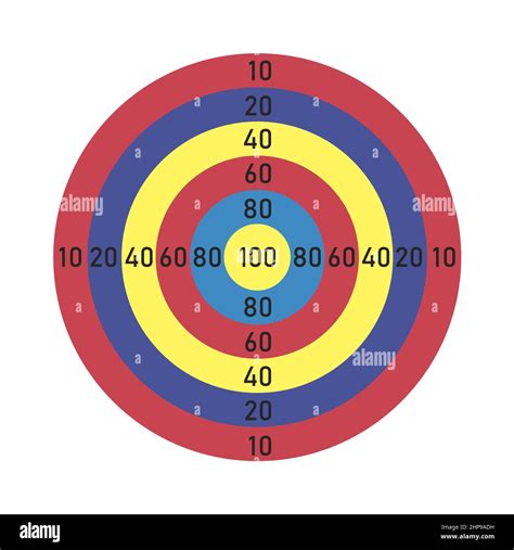 Dart Chart Dart Board Cut Out Stock Images And Pictures Alamy