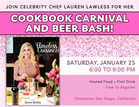 Jan 25 Cookbook Carnival And Beer Bash San Diego Ca Patch
