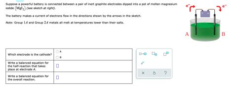 Solved Suppose A Powerful Battery Is Connected Between A
