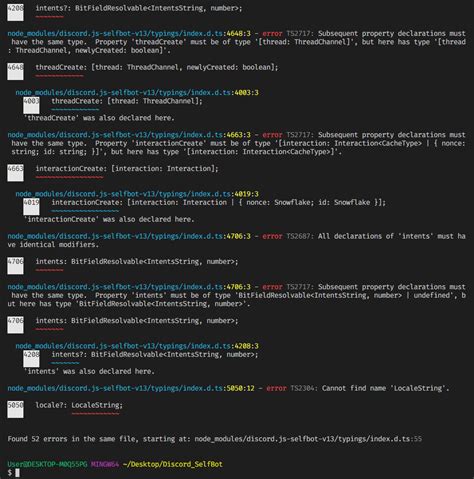 TypeScript Build Error Issue 121 Aiko Chan Ai Discord Js Selfbot V13 GitHub
