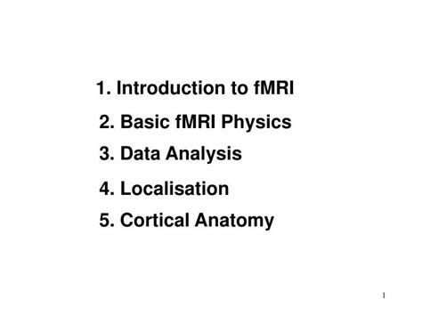 PPT Introduction To FMRI PowerPoint Presentation Free Download ID