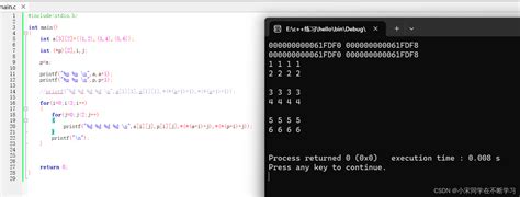 指针和二级数组 Csdn博客