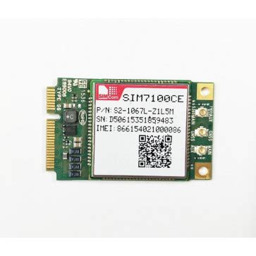 SIMCOM SIM7100CE PCIe LTE Cat3 Mini PCIe Module