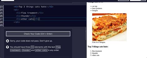 Can Not Pass Responsive Web Design Step 27 Html Css The