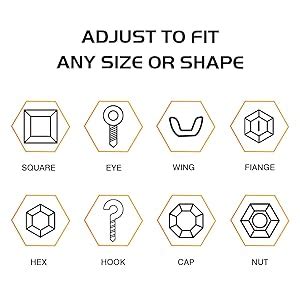 Gifts For Men Super Universal Socket Tool Stocking Stuffers For Men 7 19mm Socket Wrench Set