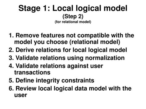 Ppt Logical Database Design Powerpoint Presentation Free Download