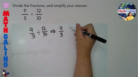 TAGALOG MATH Dividing Fractions | Paano Mag Divide ng Fractions | Tagalog Math Tutorial ...
