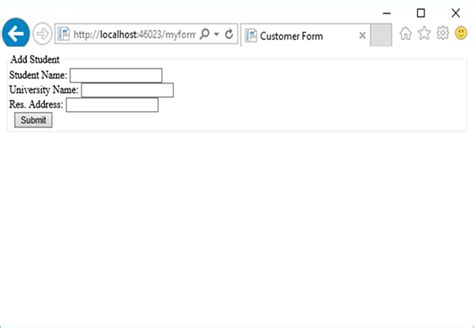 Contact Us Form Code In Asp Net C