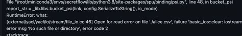 多容器部署环境下，psi实现报错 · issue 293 · secretflow secretflow · github