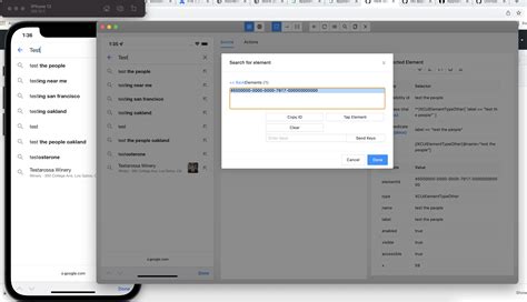 Appium Inspector When Searching For Any Element Locator It Wont Highlight The Element In The