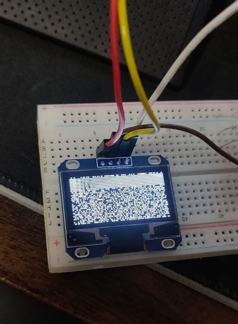 OLED Screen Displaying Tv Static Displays Arduino Forum