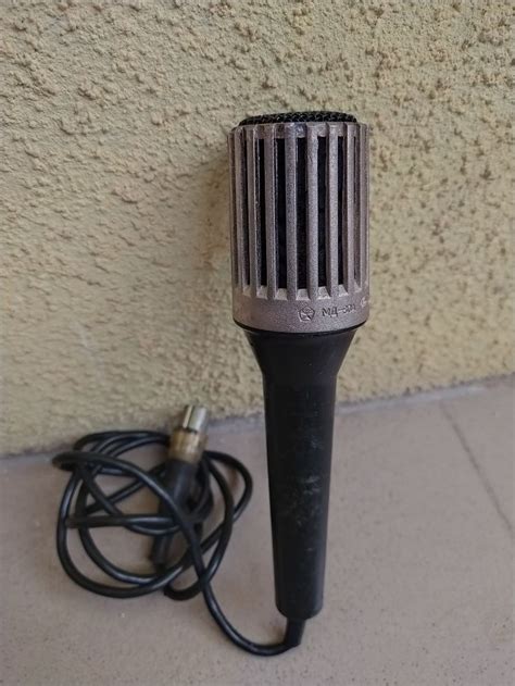 Soviet microphone | Vintage microphone, Microphone, Electronic products