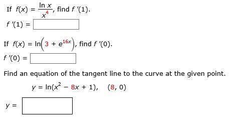 Solved If F X Lnx X Find F F If F X Ln Chegg