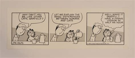 Garfield Wednesday August 1 1979 Daily Jim Davis United Feature