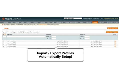 Import Export Orders Extension Great From Migrations