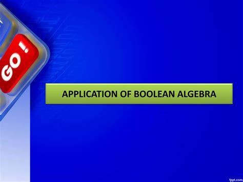 Chapter 5 Boolean Algebra Ppt